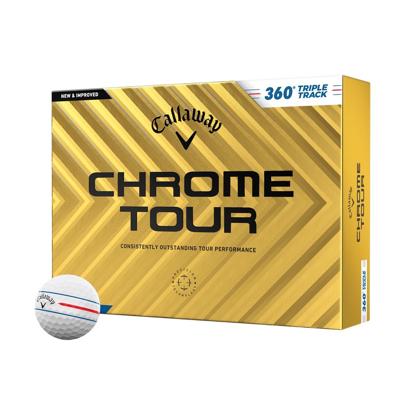 Callaway Chrome Tour 360 Triple Track Golf Balls - Callaway — Coastal ...